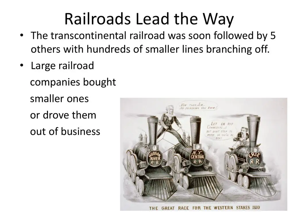 Railroads in the United States Quiz 8th Grade Quiz | Wayground