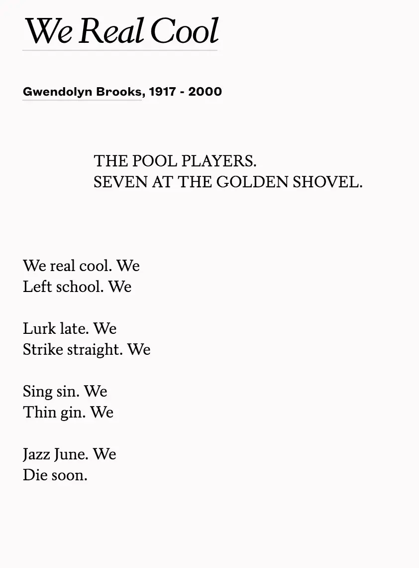 Poem Structure Basic Quiz