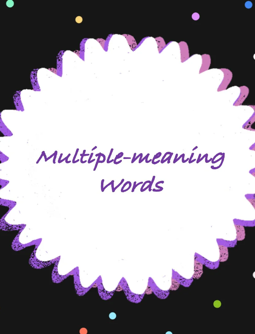 Multiple-meaning words Quiz