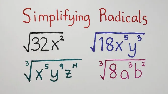 Mastering Simplifying Radicals Quiz