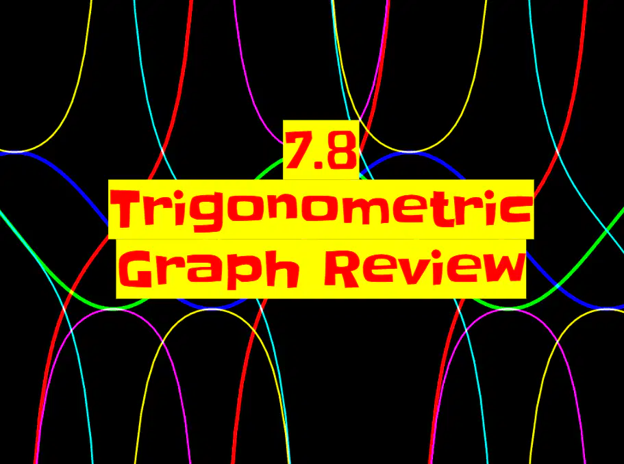 GF Precalculus: 7.8 Trigonometric Graph Review 9th - 12th Grade ...