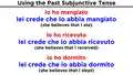 Past Subjunctive Tense in Italian: Congiuntivo Passato 11th Grade ...