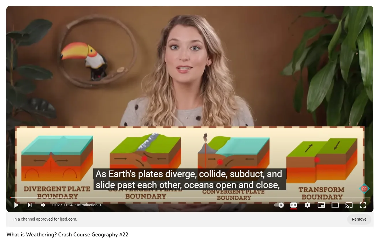 Weathering and Erosion Youtube Video Questions 9th Grade Quiz | Wayground