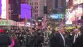 CLEAN : Crowd gathers in New York City's Times Square for Ball Drop 9th ...