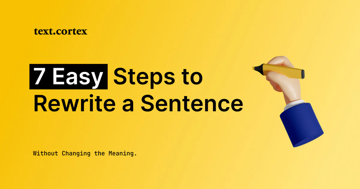 Rewrite Sentence Quiz