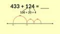 Add Three Digits Number Line Interactive Video