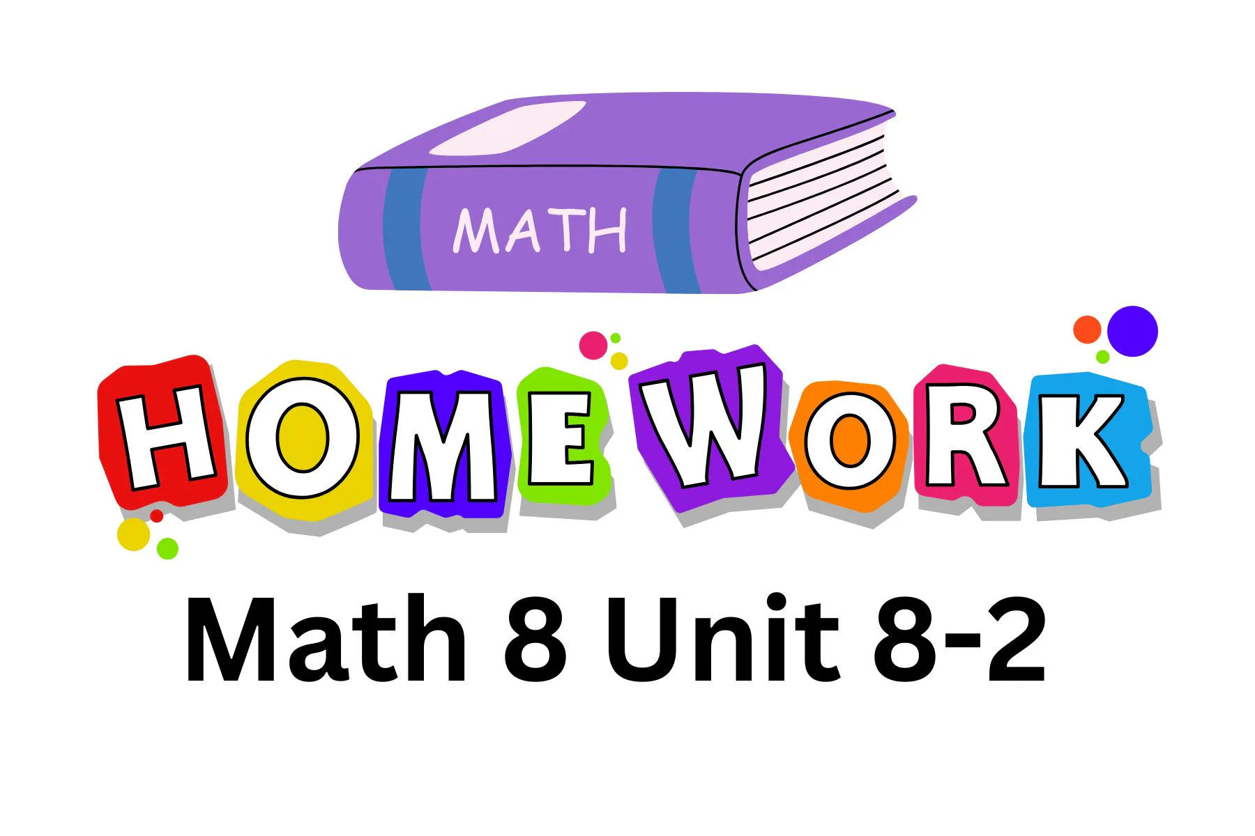 Math 8 Unit 8-2 Homework 9th - 12th Grade Flashcard | Wayground