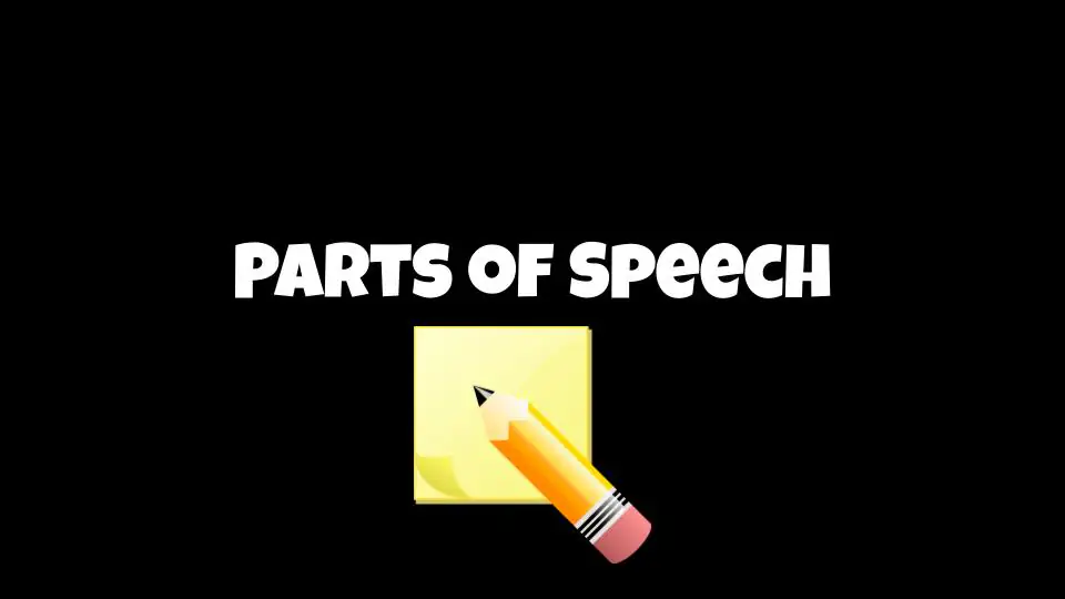 Parts of Speech Review Quiz