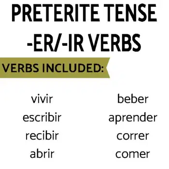 -ER/-IR Verb Meanings 6th - 8th Grade Quiz | Wayground