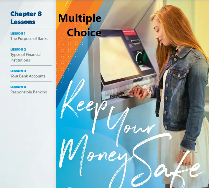 Personal Finance - Chapter 8: Multiple Choice 9th - 12th Grade ...