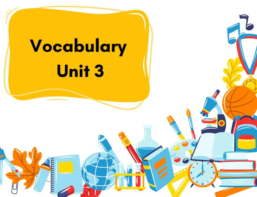 Unit 3 Vocabulary Quiz Quiz