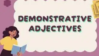 DEMONSTRATIVE ADJECTIVES THIS / THAT Quiz
