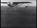 Charles Lindbergh pilots the first flight from New York to Paris, May ...