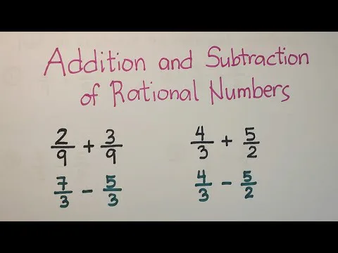 Adding Subtracting Rational Numbers 7th Grade Quiz | Quizizz