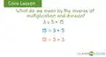 Dividing Positive and Negative Integers: Using the Inverse Relationship ...