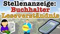 Accountant Job Advertisement: Reading Comprehension for German Learners ...