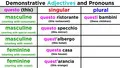 Demonstrative Adjectives and Pronouns: Using Questo and Quello ...