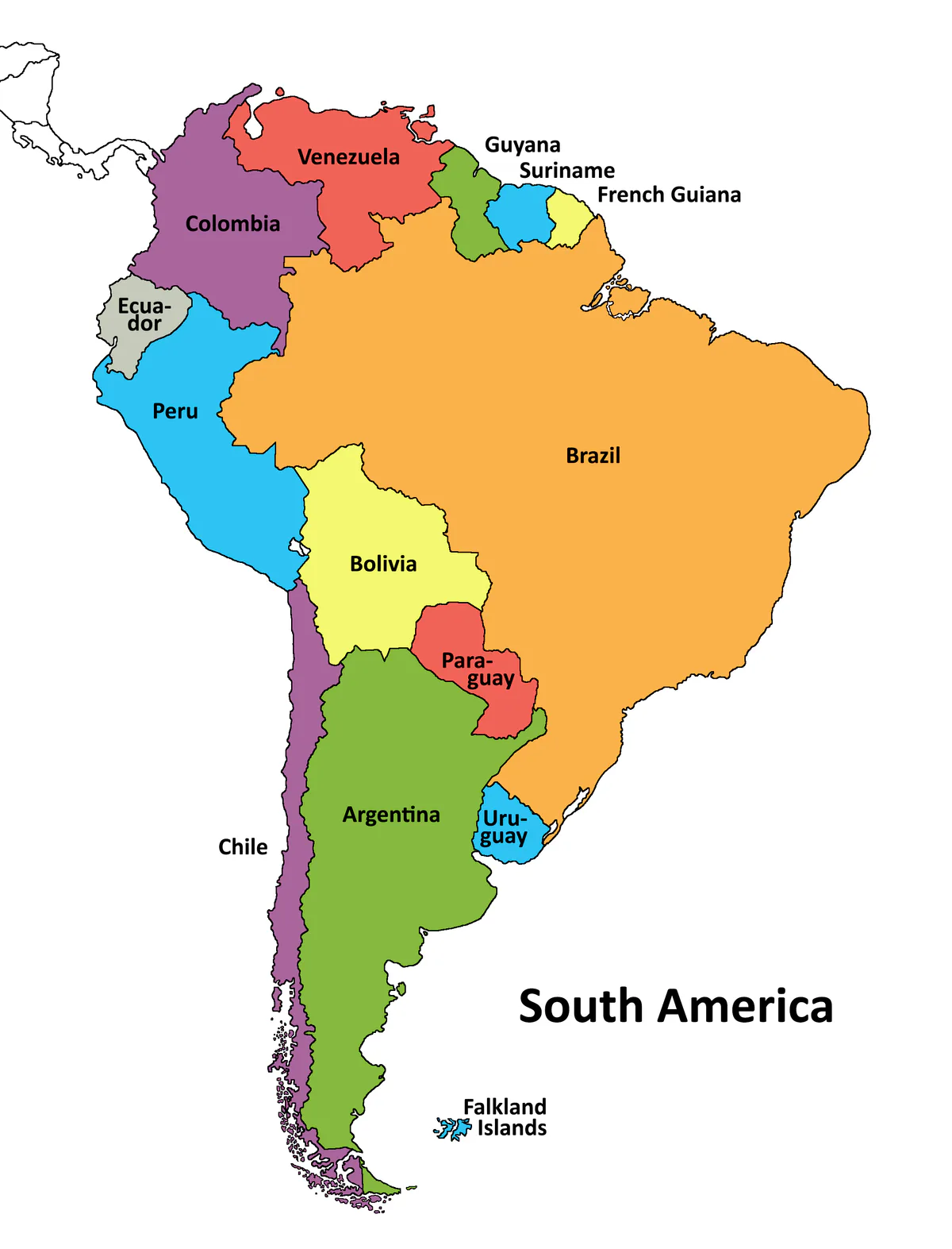 South America Geography reading questions Quiz