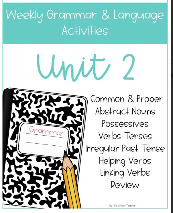 Unit 2 Grammar Review 3rd Grade Flashcard | Quizizz