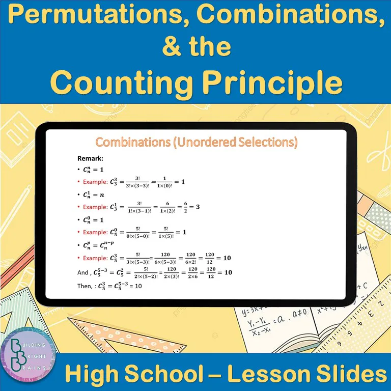 Combinations Permutations Counting Principle Quiz