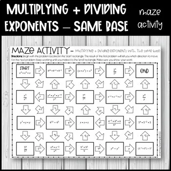 Multiplying and Dividing Exponents 8th Grade Quiz | Wayground