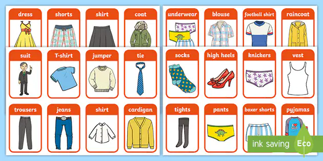 Review Quiz - Clothing & Colours lesson 1st - 5th Grade Quiz | Quizizz