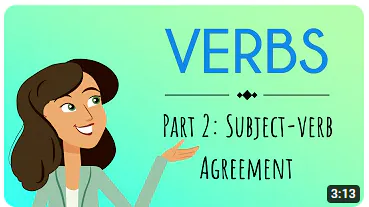 Subject-Verb Agreement Flashcards