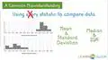 Comparing Data: Measures of Center and Spread 9th - 10th Grade Video ...