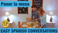 Spanish Table Setting | Easy Spanish Conversations | Poner la mesa 4th ...