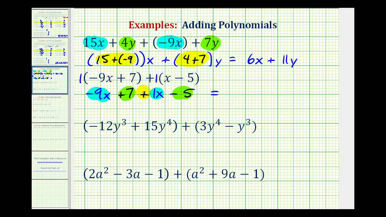 Operations on Polynomials Review 9th Grade Quiz | Wayground