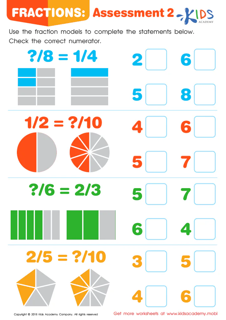 Fractions Assessment 5th Grade Quiz | Quizizz
