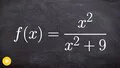 Intercepts and asymptotes of rational functions 11th Grade - University ...