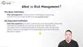Risk Management 101 for IT Professionals Essential Concepts - What Is ...