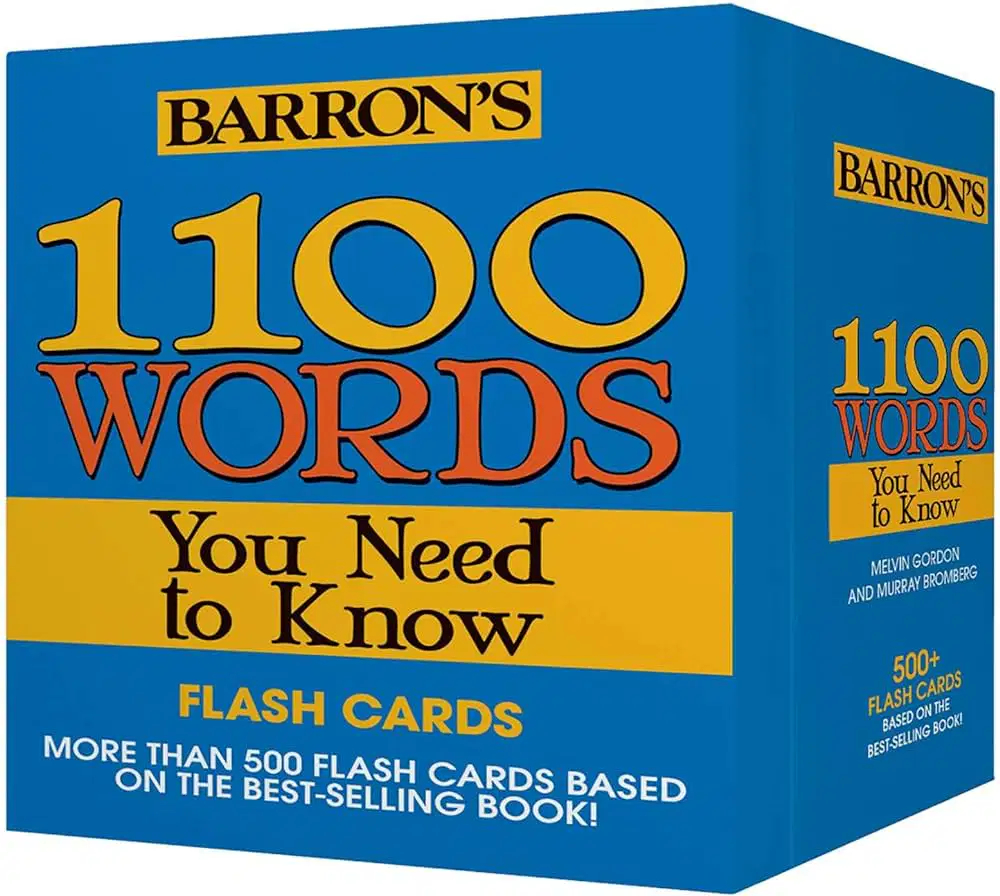Patterson's Barron's List #4 Flashcard