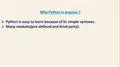 Complete Python Scripting for Automation - Introduction to the Python ...