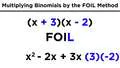 Multiplying Binomials by the FOIL Method 11th Grade - University Video ...