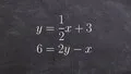 Solving a system of equation with infinite solutions using substitution ...