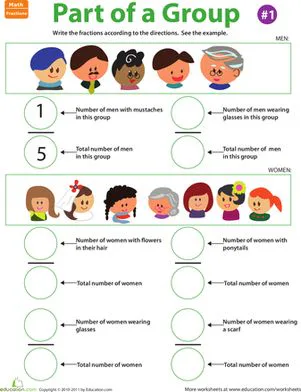Fractions Parts of a Group 3rd Grade Quiz | Wayground