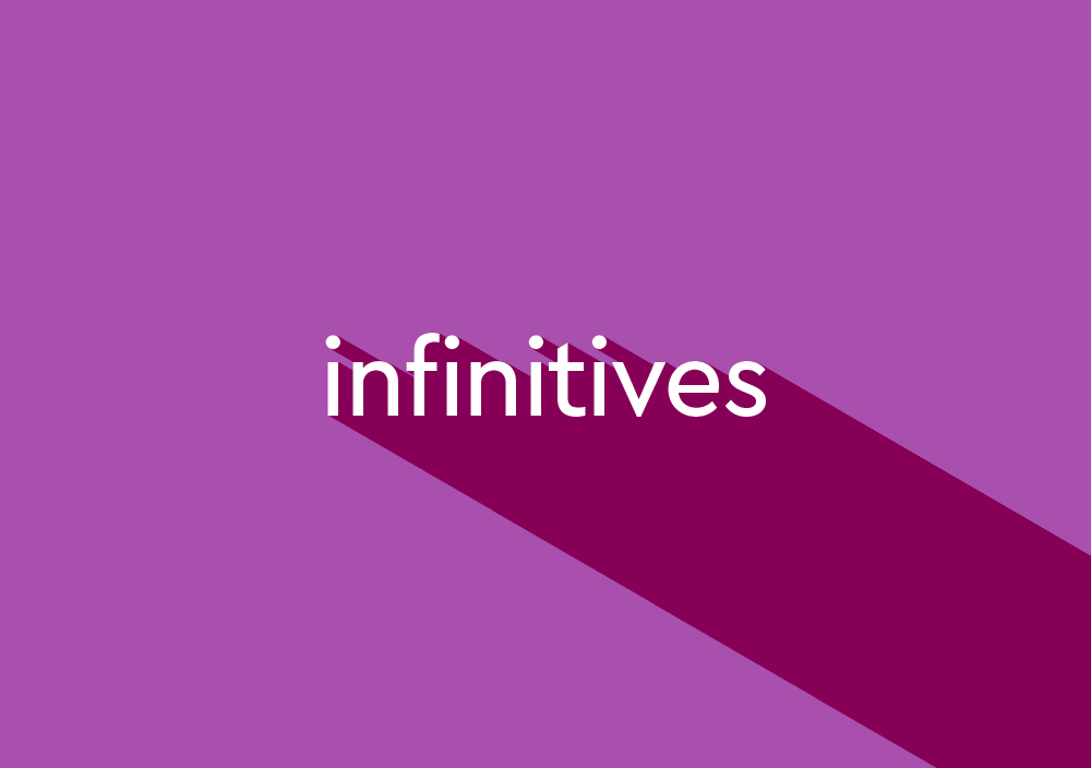 Infinitives Practice 8th Grade Flashcard | Quizizz