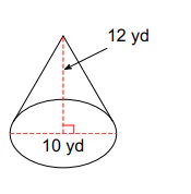 Formulas for Spheres Cones and Cylinders Quiz