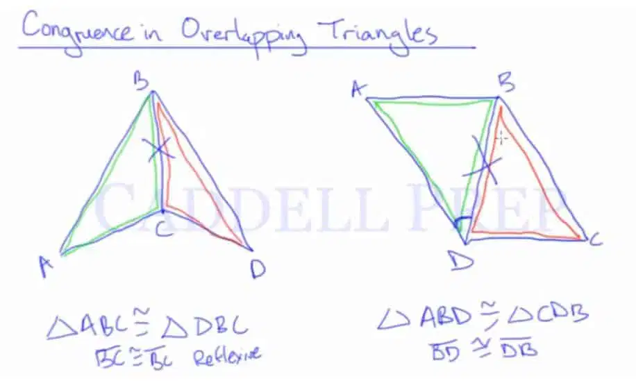 Overlapping Congruent Triangles Quiz