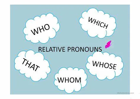 Relative Pronouns Quiz