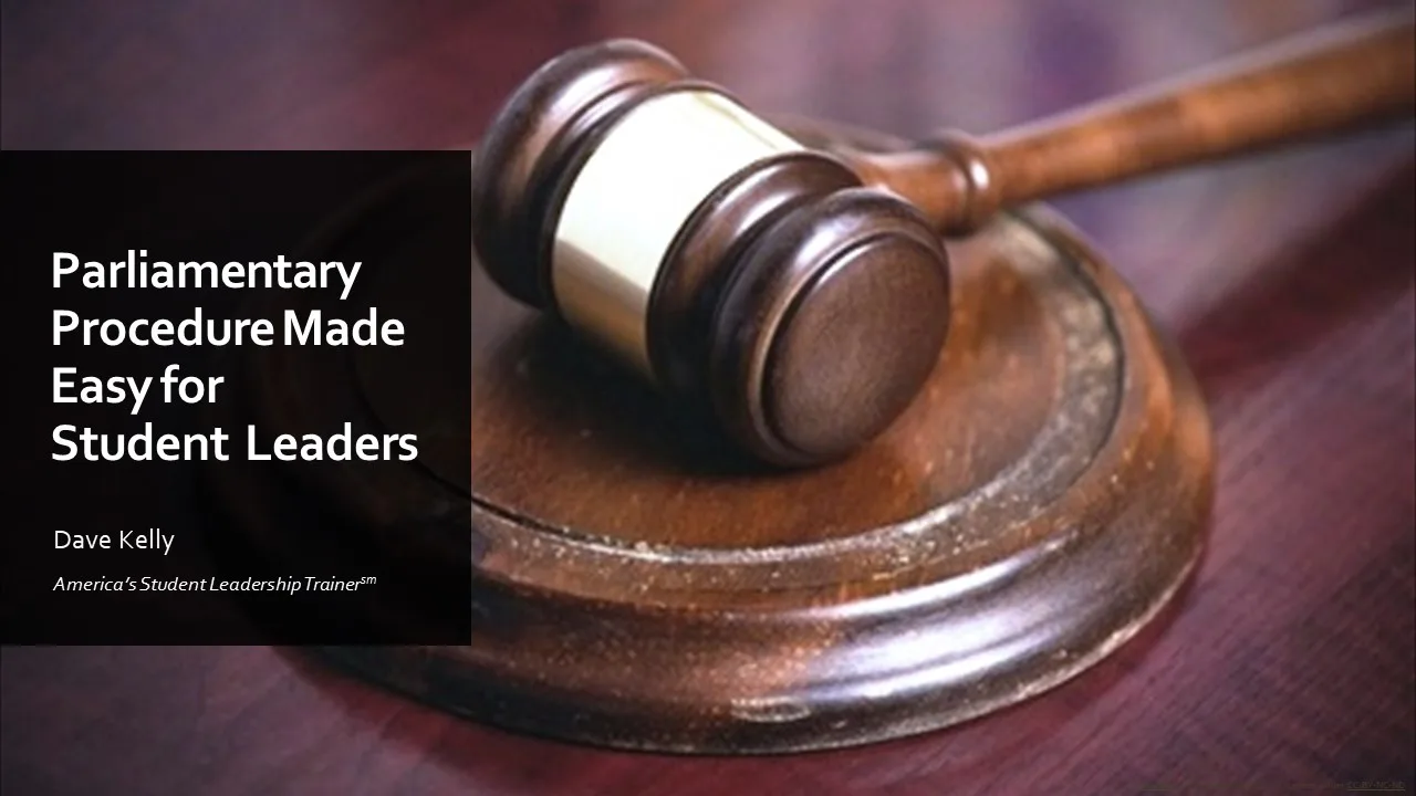 FFA Parliamentary procedure Quiz