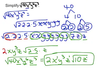 Radical Operations Quiz