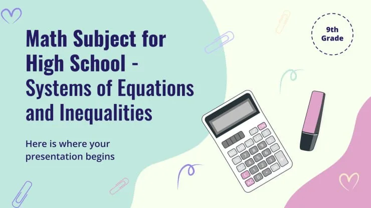 Systems of Equations and Inequalities 9th Grade Quiz | Quizizz