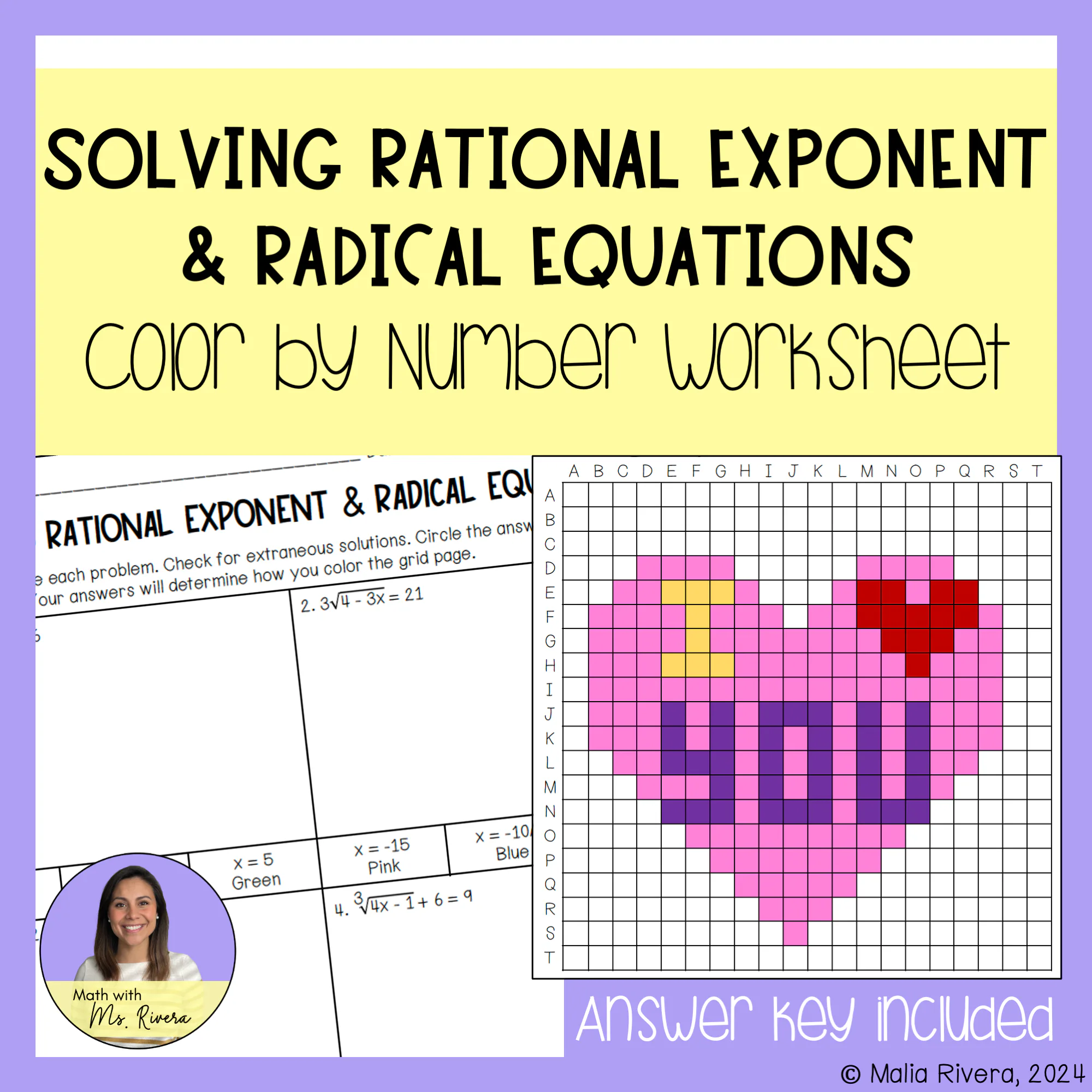 Rational Exponents and Radical Equations Quiz