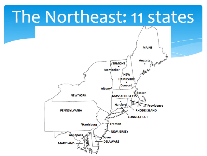Northeast Region Quiz