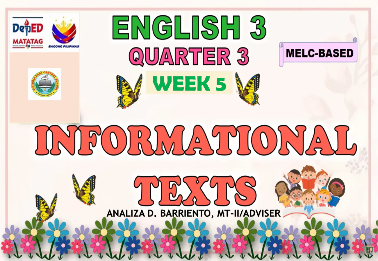 Types of Informational Text Quiz