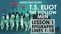 T.S. Eliot - The Hollow Men Epigraphs + Lines 1-18 4th Grade ...