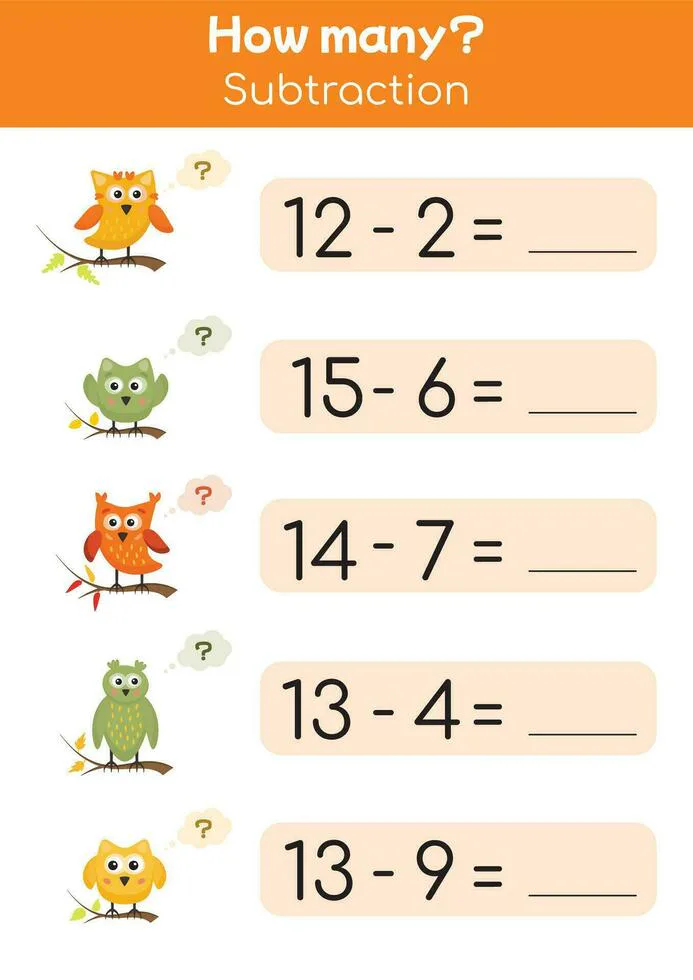 Adding and Subtraction Quiz